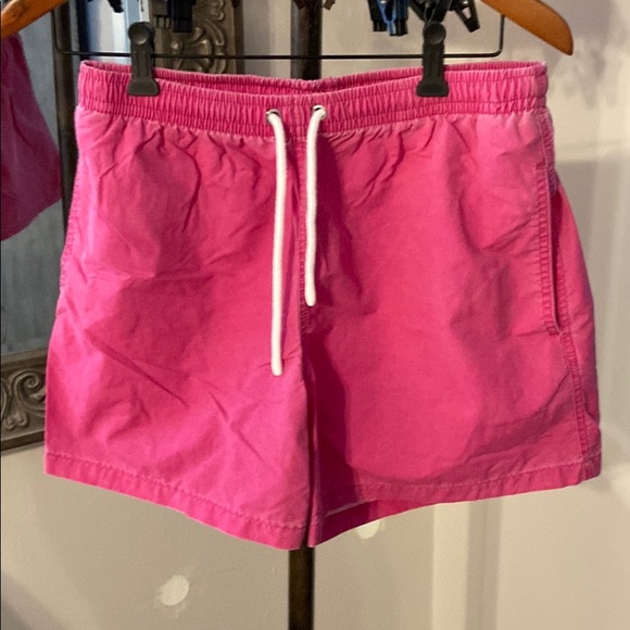 Zara | Swim | Zara Hot Pink Mens Swim Trunks | Poshmark